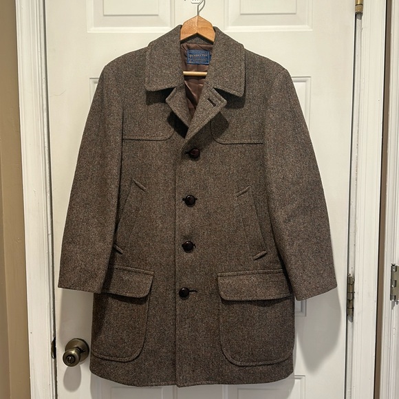 Pendleton | Jackets & Coats | Vintage Pendleton Wool Tweed Overcoat | Poshmark